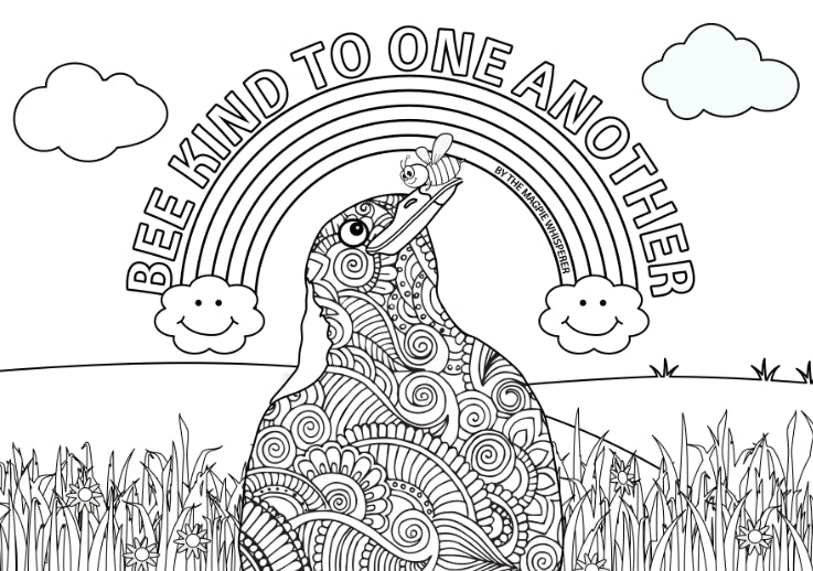 Bee Kind to One Another – The Magpie Whisperer