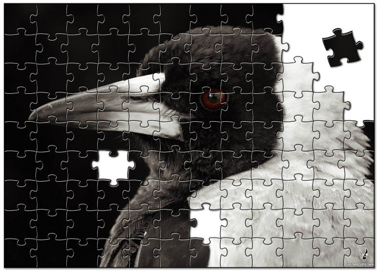 Magpie Jigsaw Puzzle - Magpie Portrait – The Magpie Whisperer